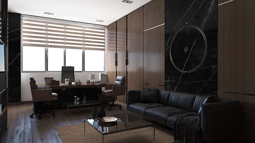 Manager Office Interior Design I GAF Design Studio I Eden of Luxury